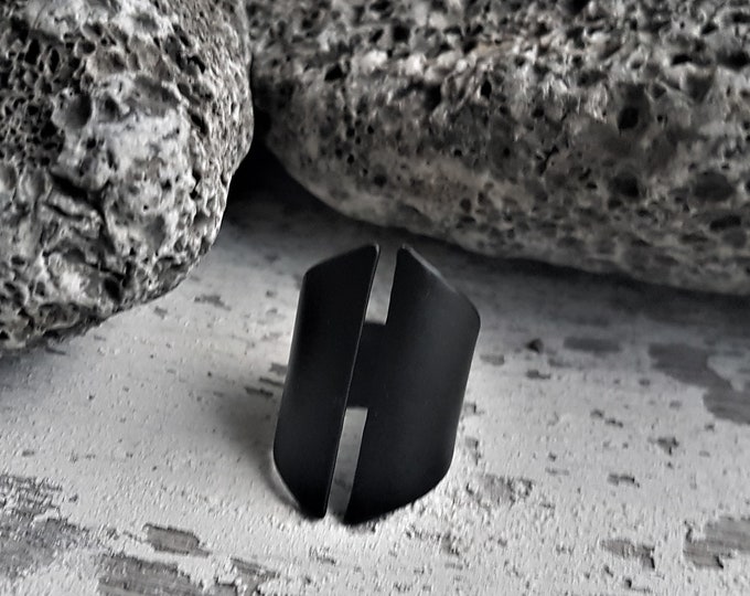 Black Gothic Ring-witch Statement Ring-wrap Around Ring-ruby Vine Ring ...