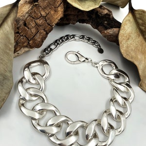 Heavy Big Links Chain Adjustable Choker Extra Large Miami - Etsy