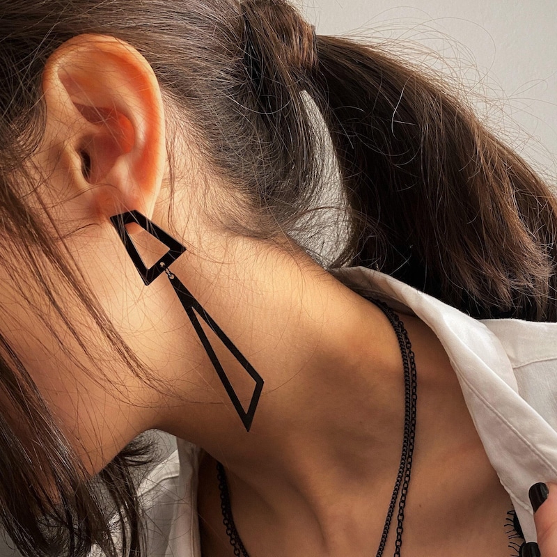 90 Style Dangle Earrings - Etsy UK