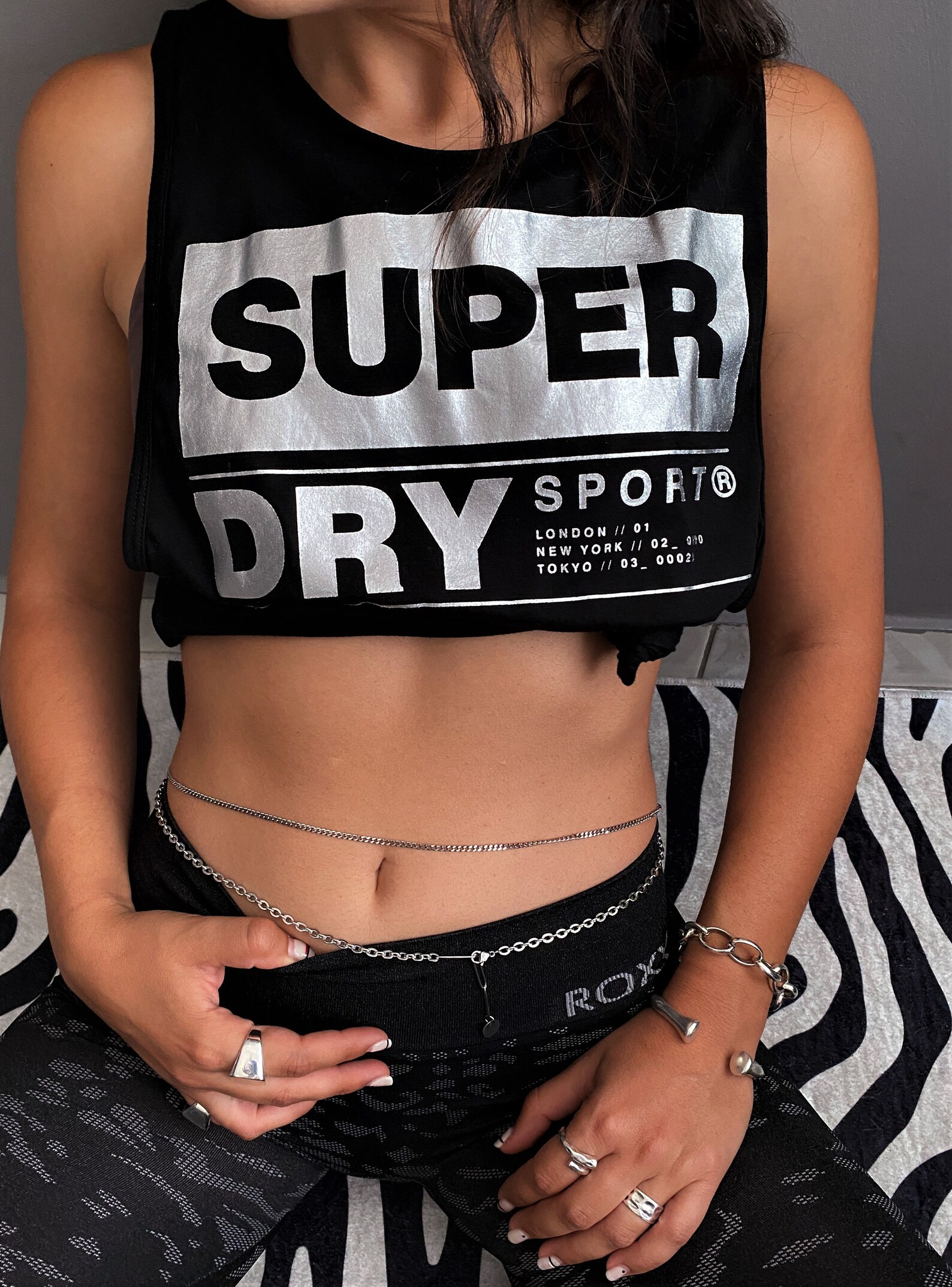 Waterproof Shiny Curb Link Belly Chain Stainless Steel Waist - Etsy