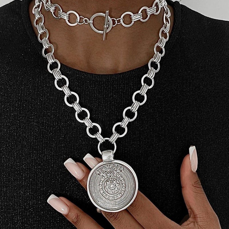 Antique Long Heavy Chain - Etsy