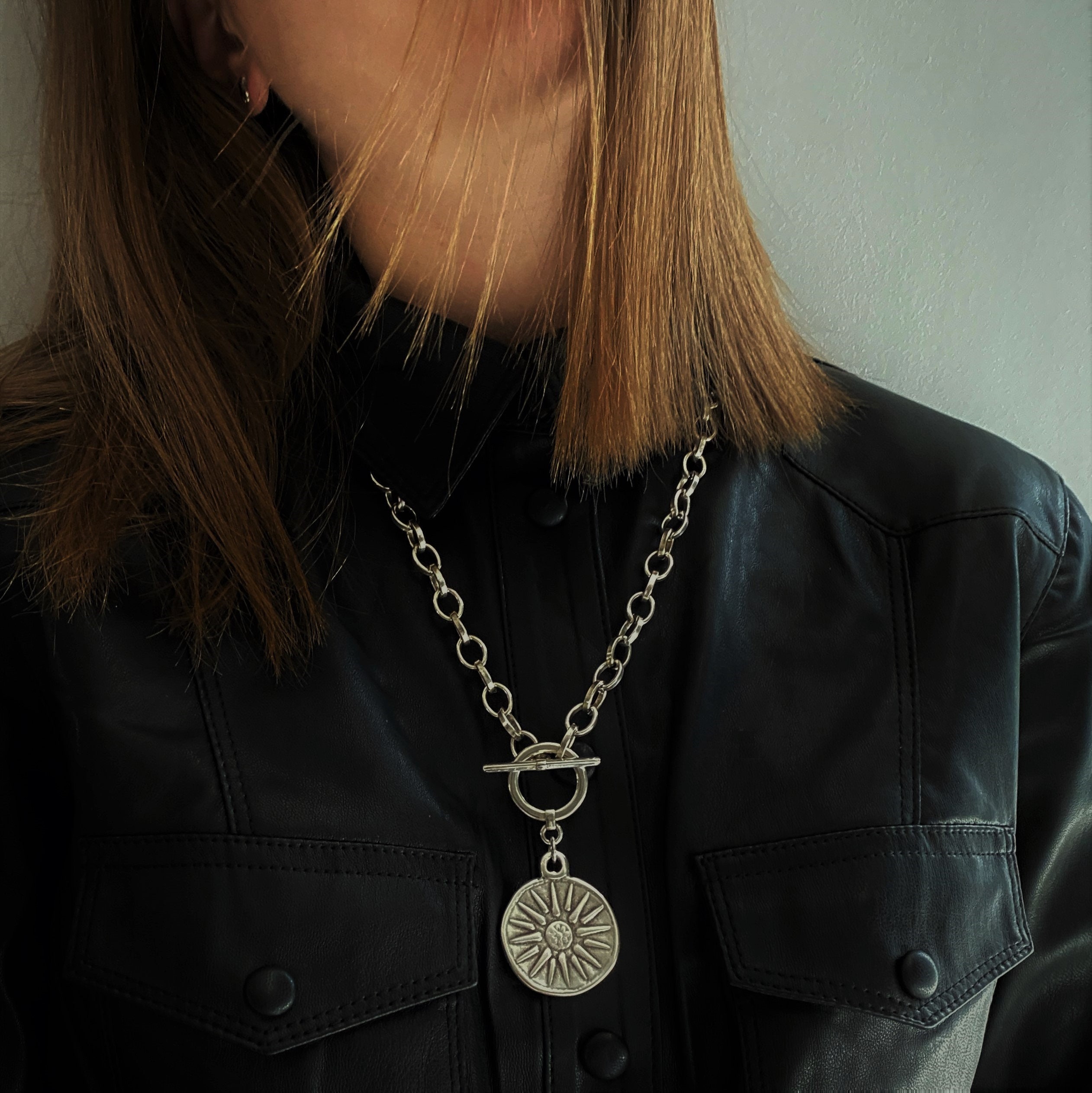 Women's Statement Coin Pendant Ancient Large Coin - Etsy Australia