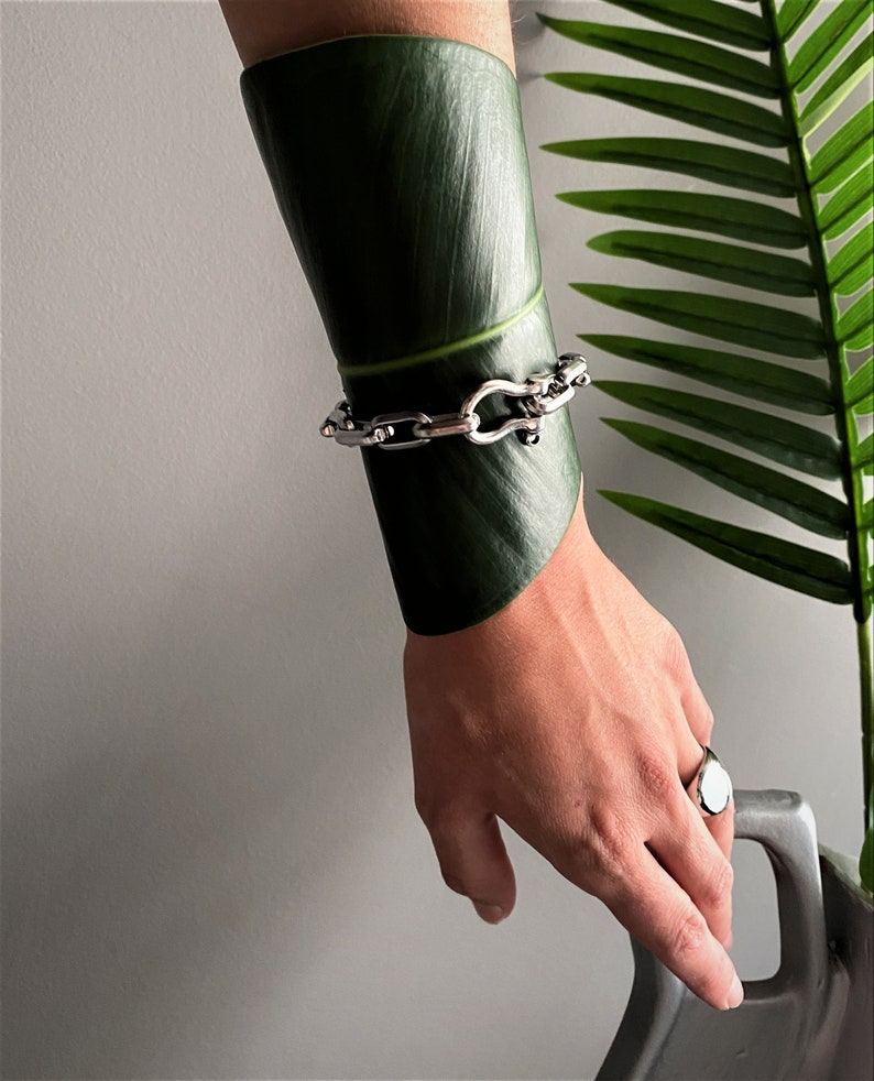 Shiny Stainless Steel Shackle Bracelet Thick Oval Link Chain - Etsy