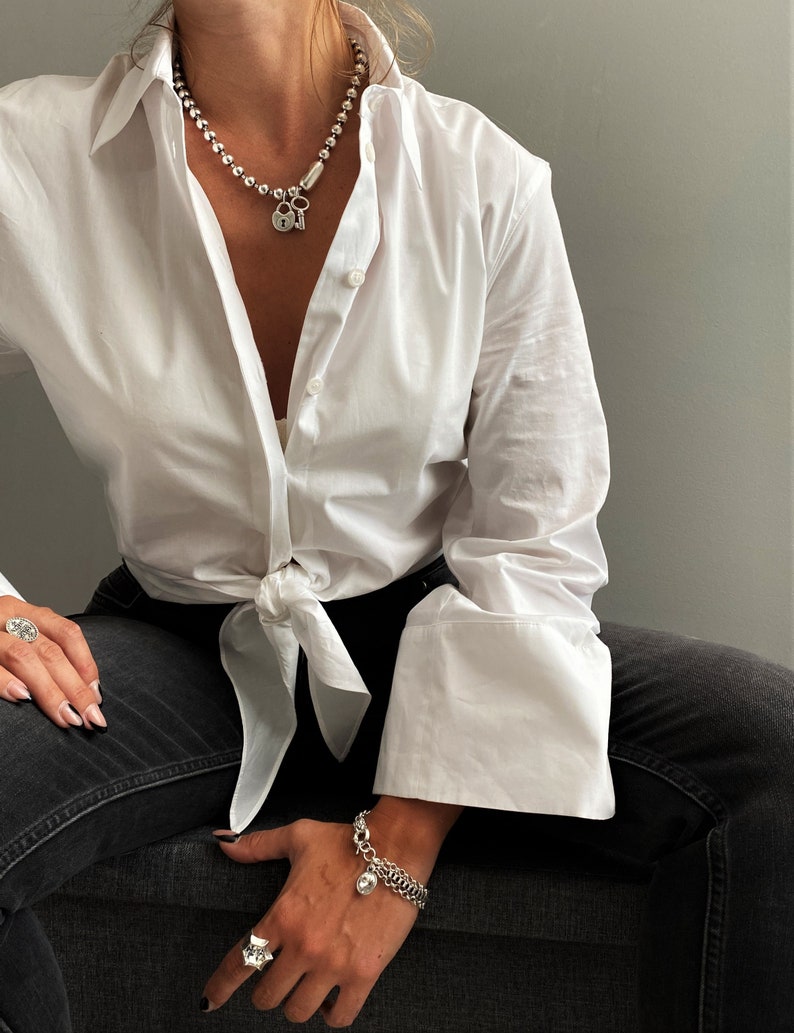 Chunky Ball Chain With Padlock and Key Uno De 50 Style Key - Etsy