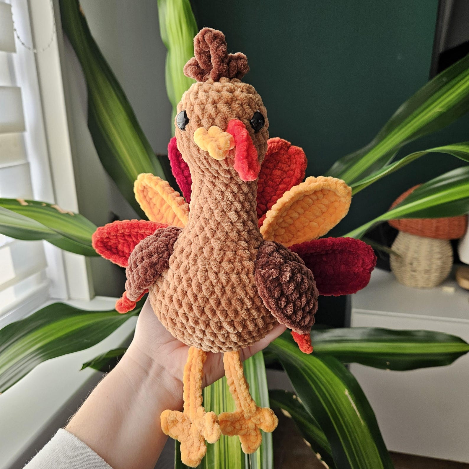Turkey Lurkey Crochet Pattern, Thanksgiving Craft, Amigurumi, Digital ...