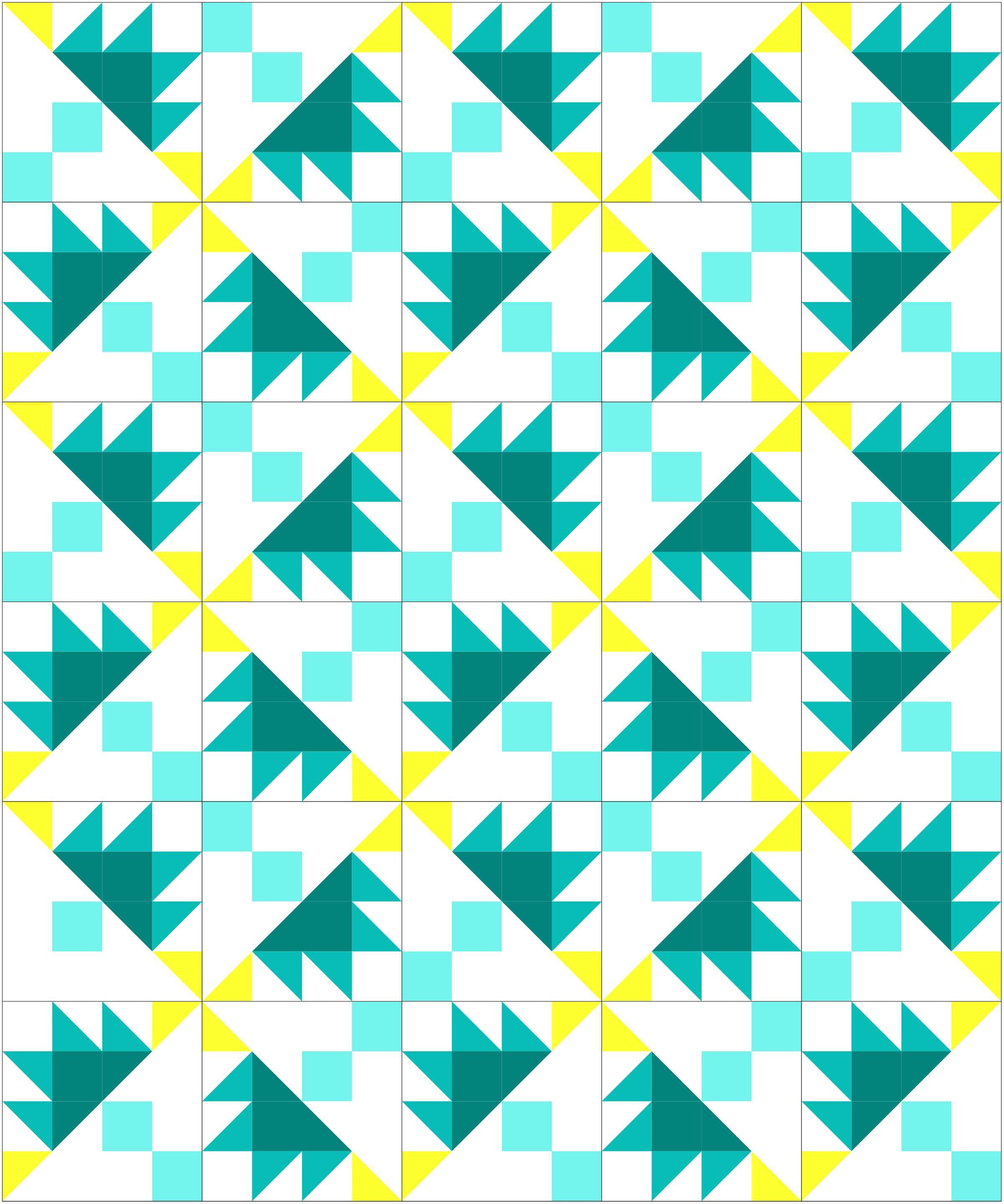 Windblown Quilt Pattern PDF Download Modern Kansas Troubles Quilt ...