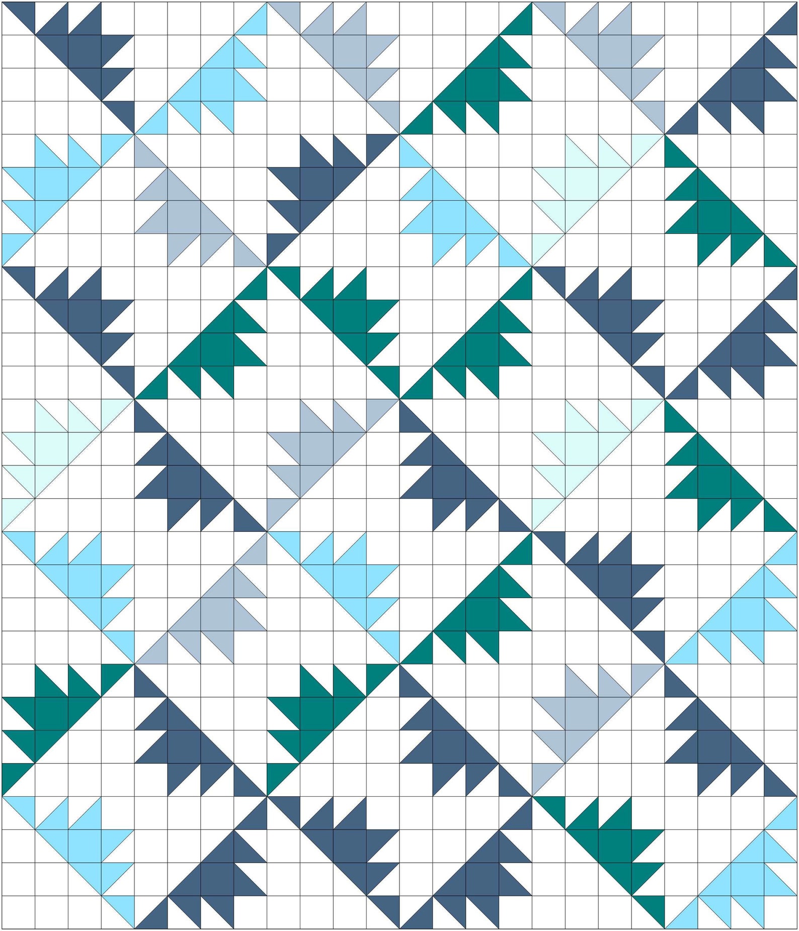 Windblown Quilt Pattern PDF Download Modern Kansas - Etsy