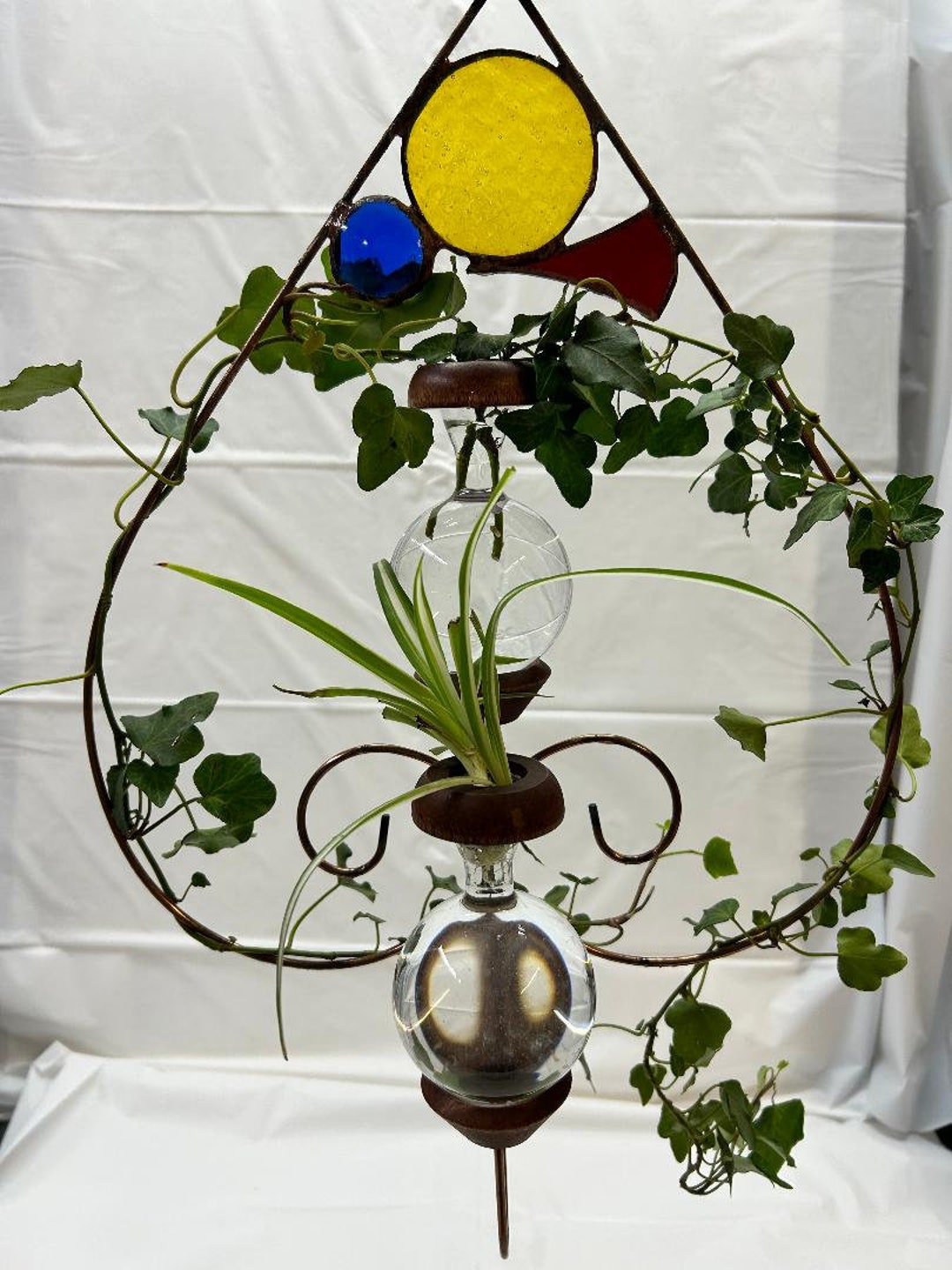 Double Spade With Stained Glass Plant Rooter Free Gift With Every Order ...