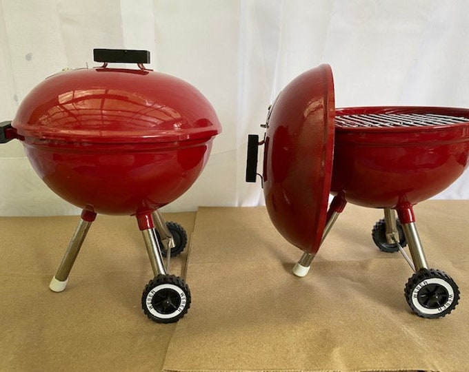 NEW Weber Grill Teleflora BBQ Mini Grill With Cover & Grate - Etsy