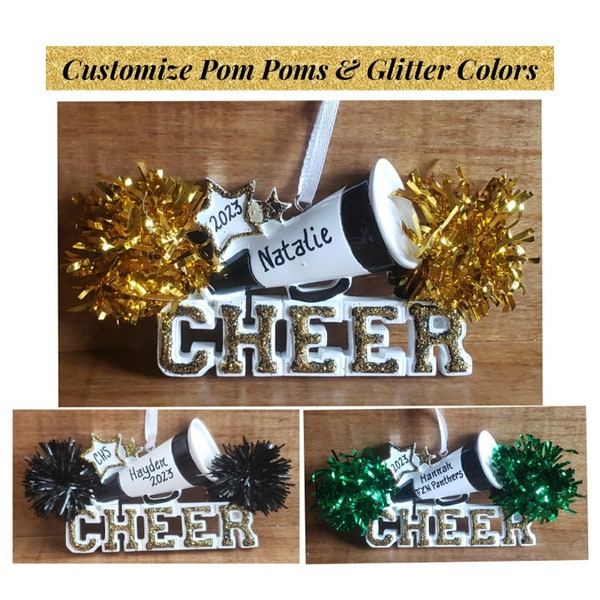 Cheer Megaphone Ornament - Etsy