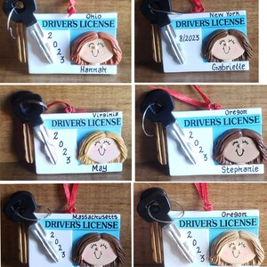 Personalized Drivers License Ornament, New Teen Driver, Girl License - Etsy