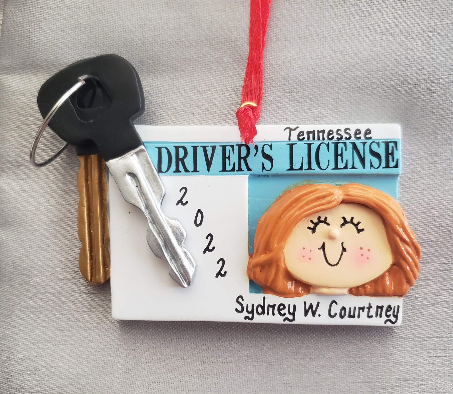 Personalized Driver's License Ornament Female New Teen - Etsy