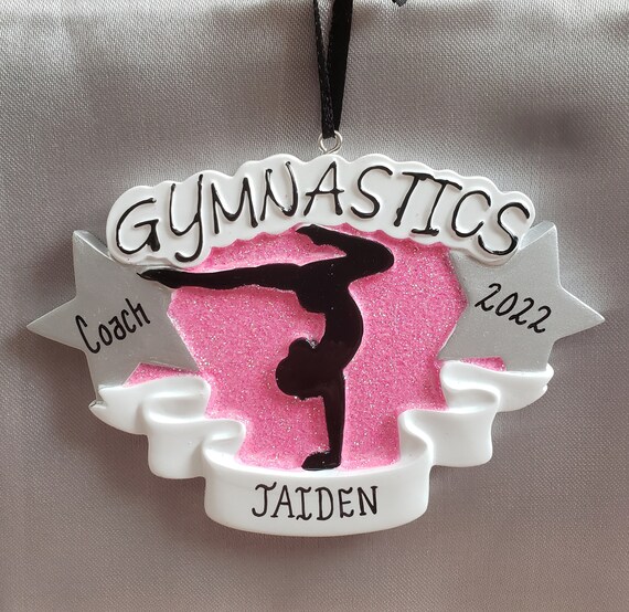 Personalized Gymnastics Ornament Gymnast Christmas Keepsake - Etsy