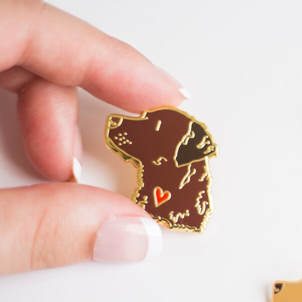 Chocolate Lab Patch - Etsy