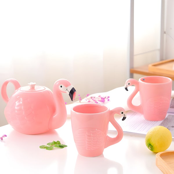 Flamingo Tea Pot - Etsy