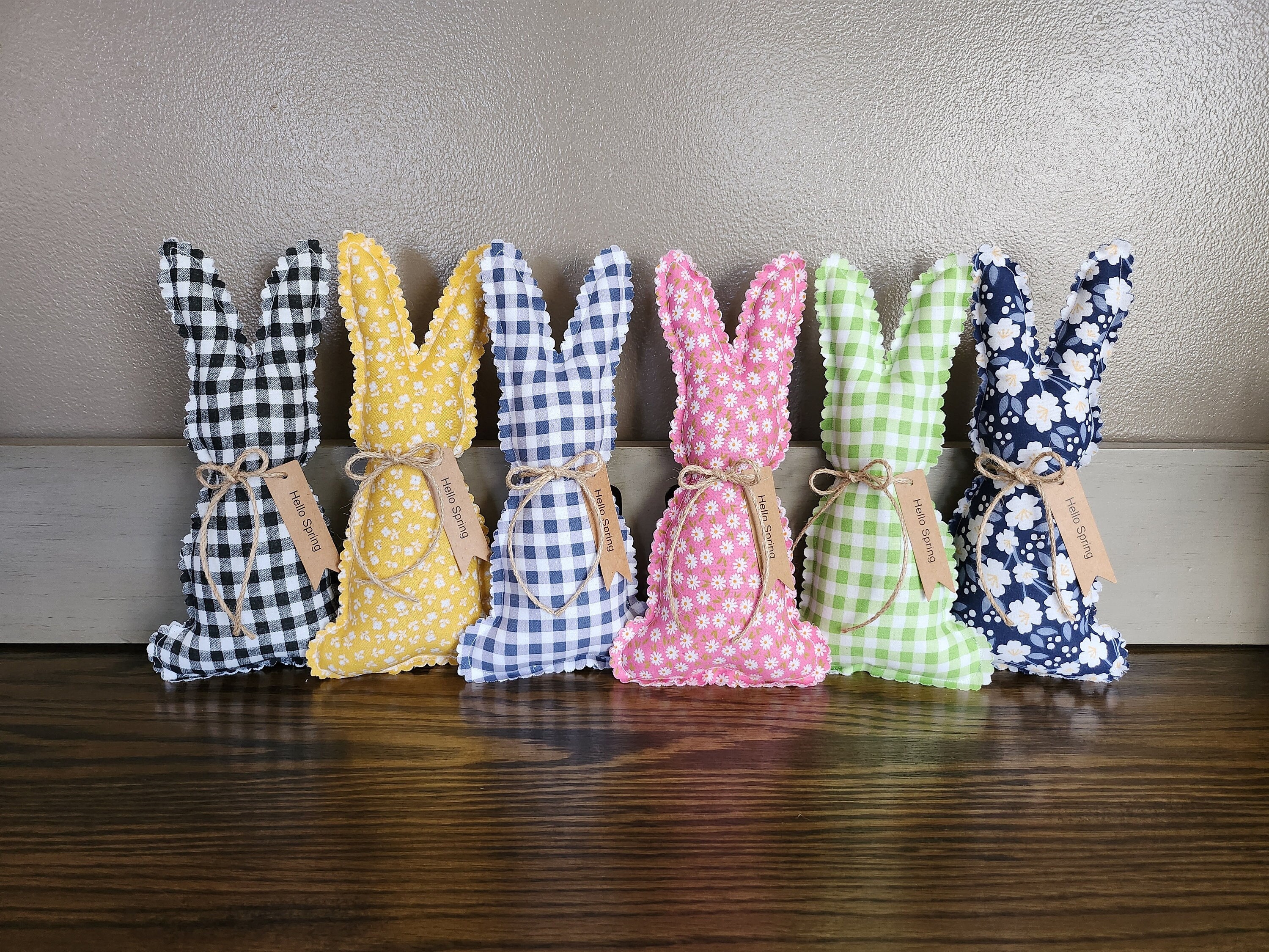 Fabric Easter Bunnies - Etsy