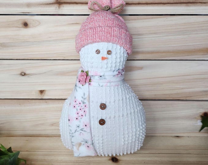 Chenille Snowman/10 Inch Vintage Chenille Snowman - Etsy