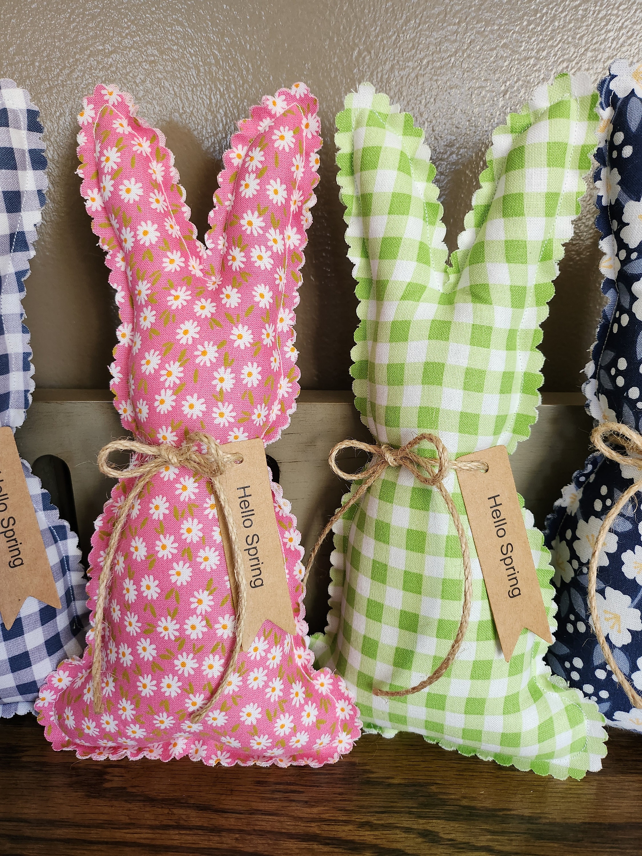 Fabric Easter Bunnies - Etsy