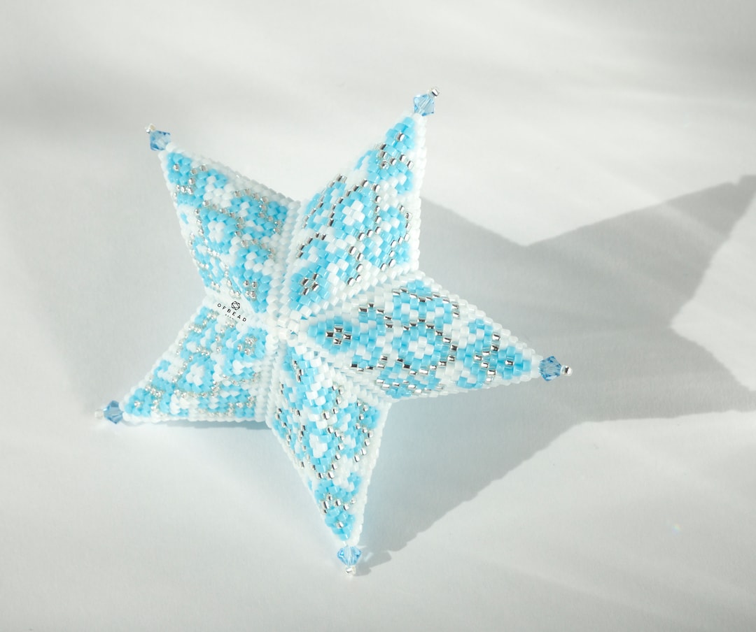 3D Star Tutorial - Winter Flower, PDF - Etsy