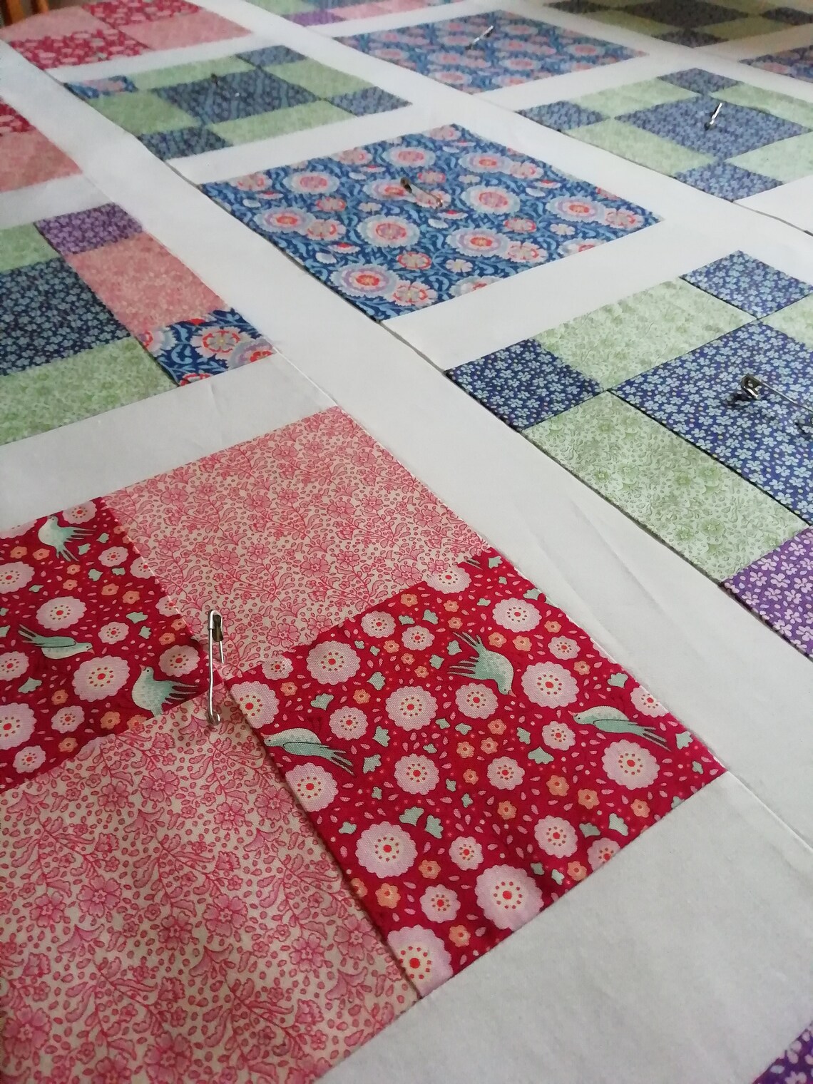 Hopscotch - Patchwork Quilt Pattern Instruction - Digital Download - Etsy