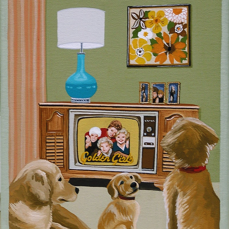 Golden Painting - Etsy