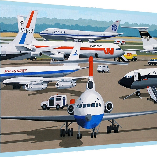 Airport Runway Print - Etsy