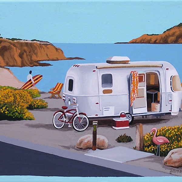 Vintage Metal Airstream Art at Daryl Pulver blog