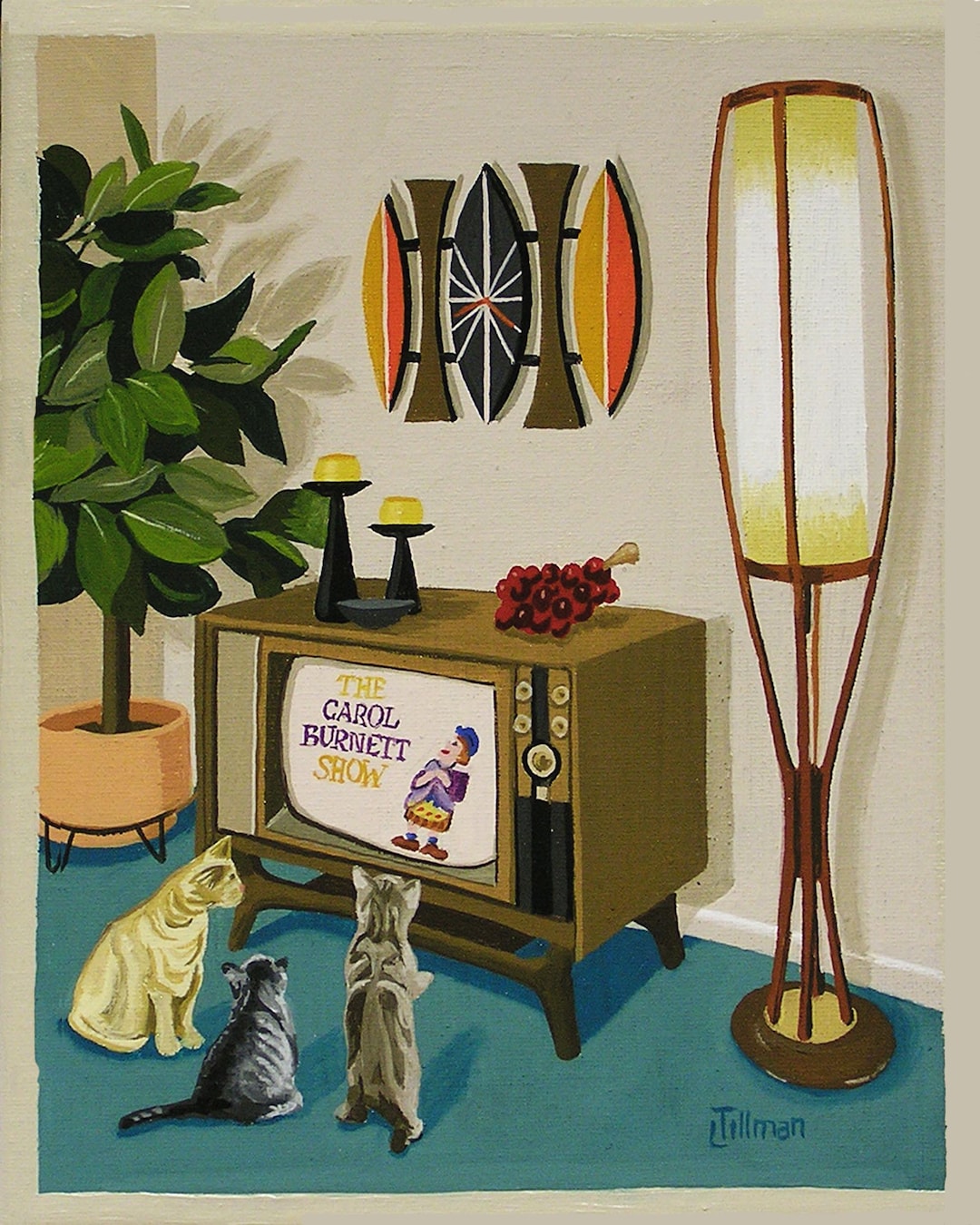 Mid Century Modern Eames Retro Limited Edition Print From Original ...