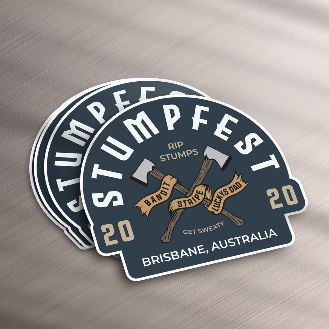 Stumpfest (bluey) Sticker - Etsy