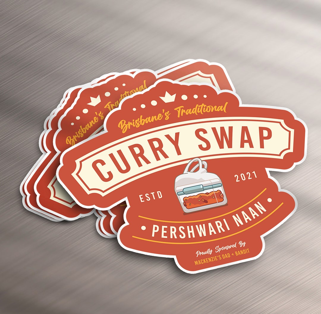 Curry Swap Bluey Sticker - Etsy