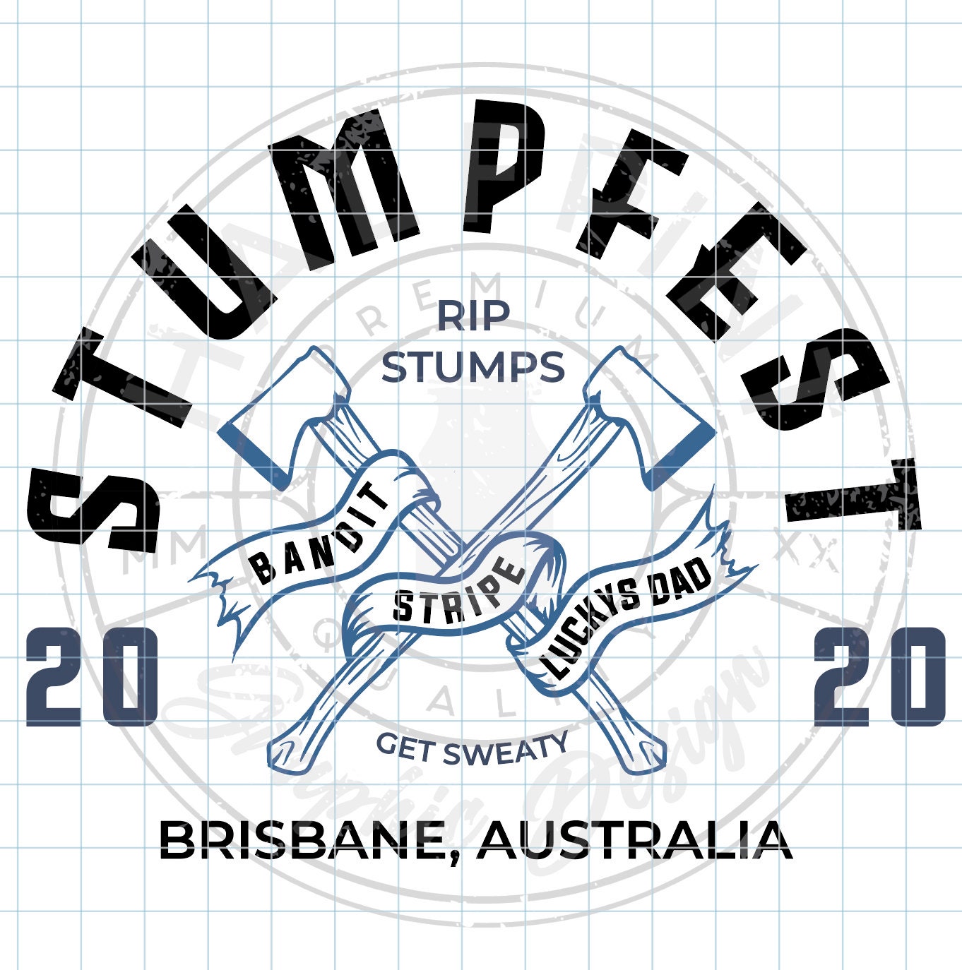 Stumpfest Bluey SVG PNG - Etsy