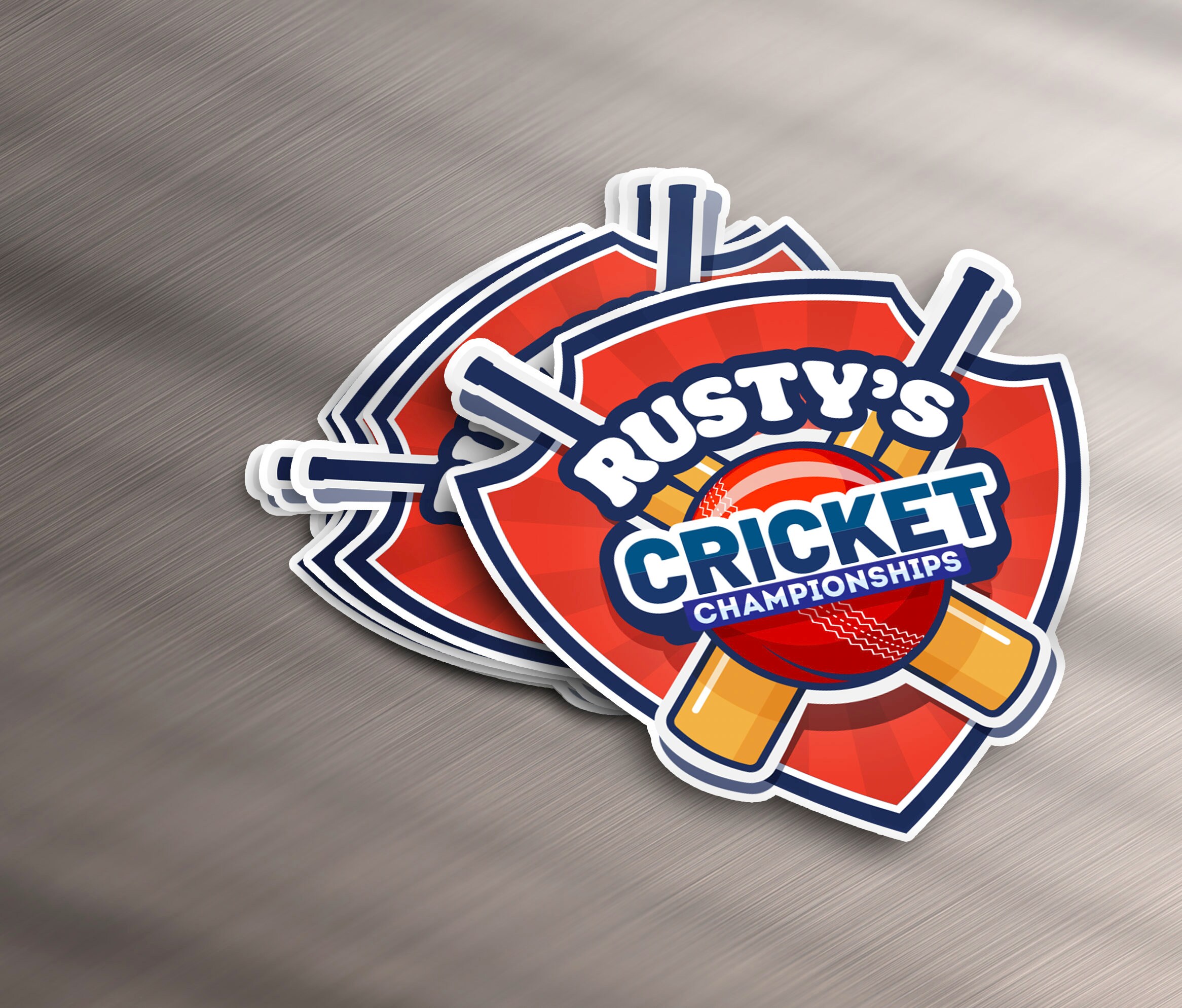 Rusty's Cricket Championships bluey Sticker - Etsy
