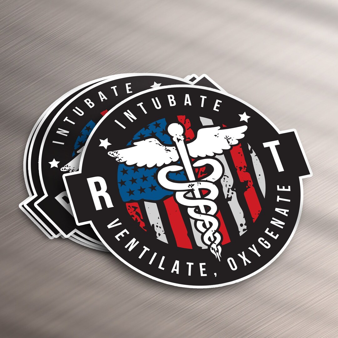 Respiratory Therapist - American Flag Sticker - Etsy