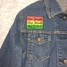 Bob Marley Denim Jacket, Bob Marley Vintage, Rasta Style Jacket, One ...