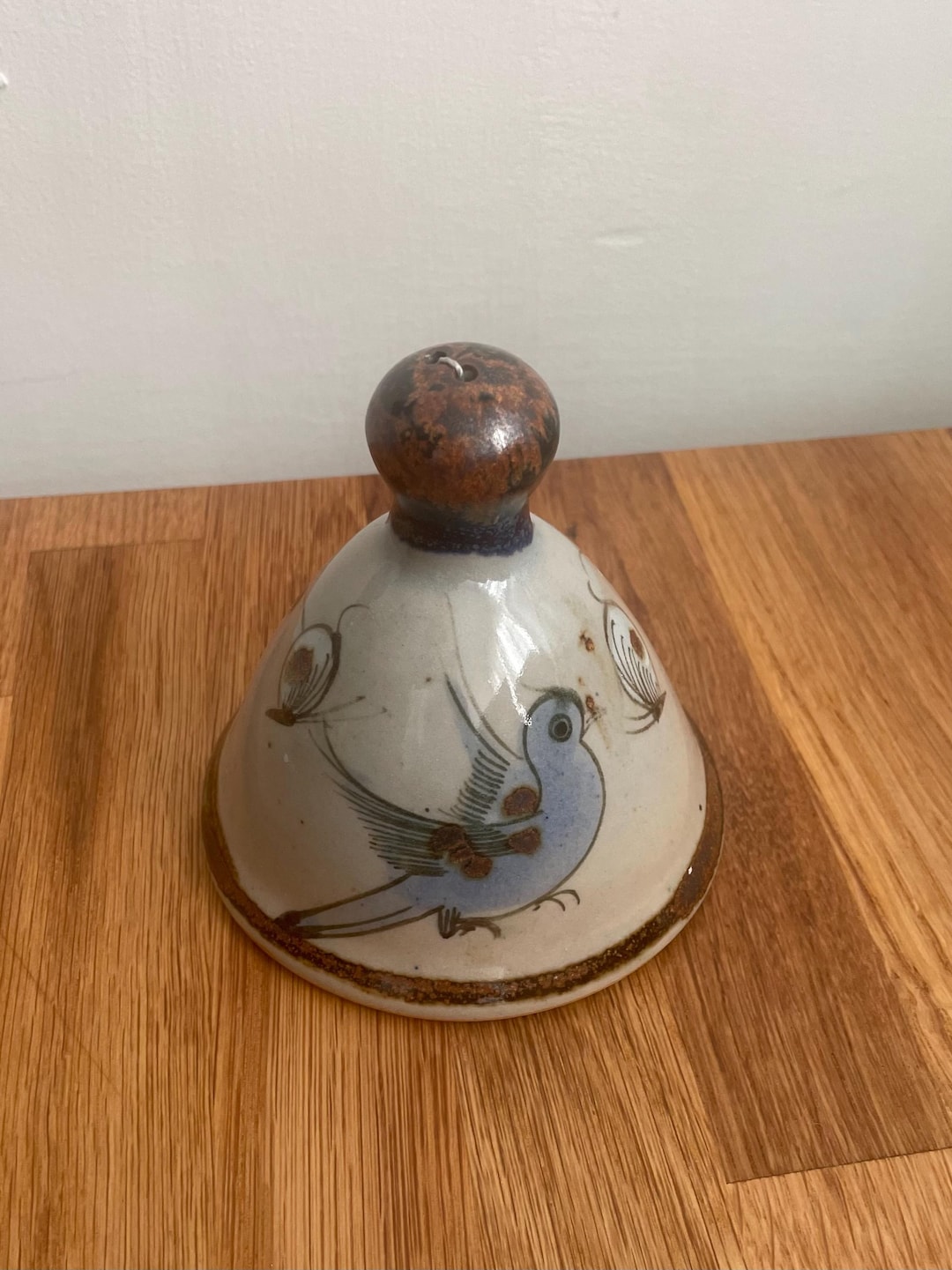 Vintage Mexican Hand-painted Pottery Ceramic Bell - Etsy