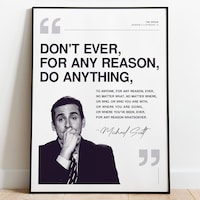 The Office Michael Scott Printable Posters Set the Office Poster the ...