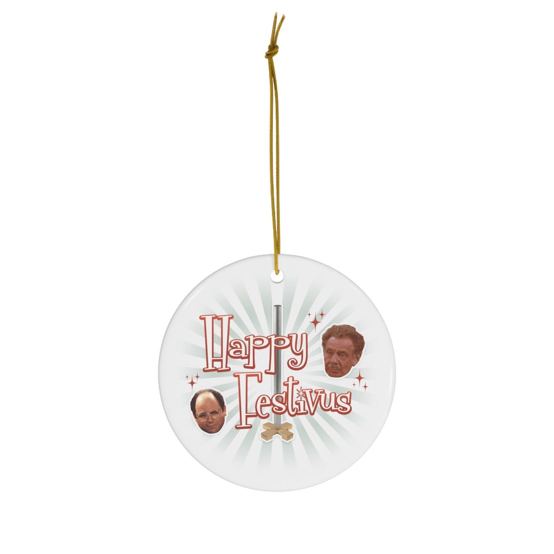 Happy Festivus Ornament - Seinfeld Ornament - Festivus - Seinfeld Decor ...
