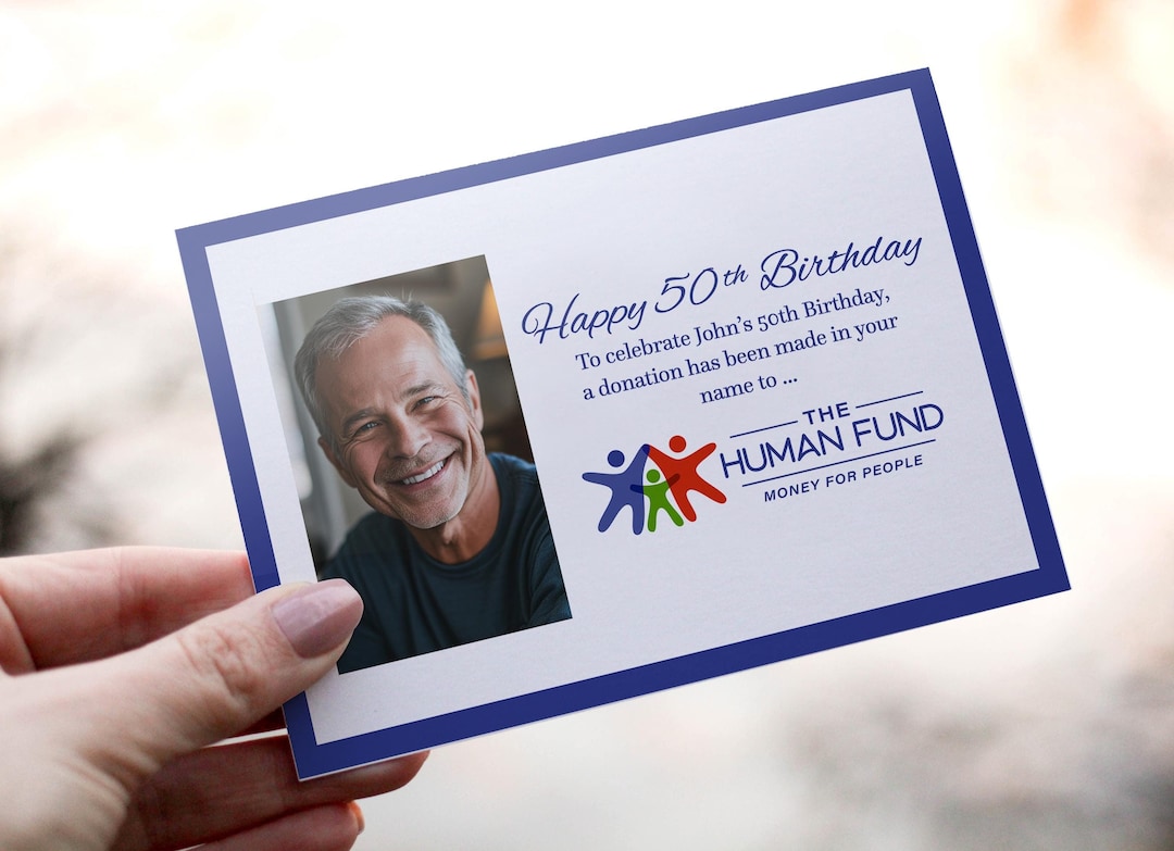 PERSONALIZED 4"x6" Human Fund Certificate - Ready in 7 Hrs - FREE ...