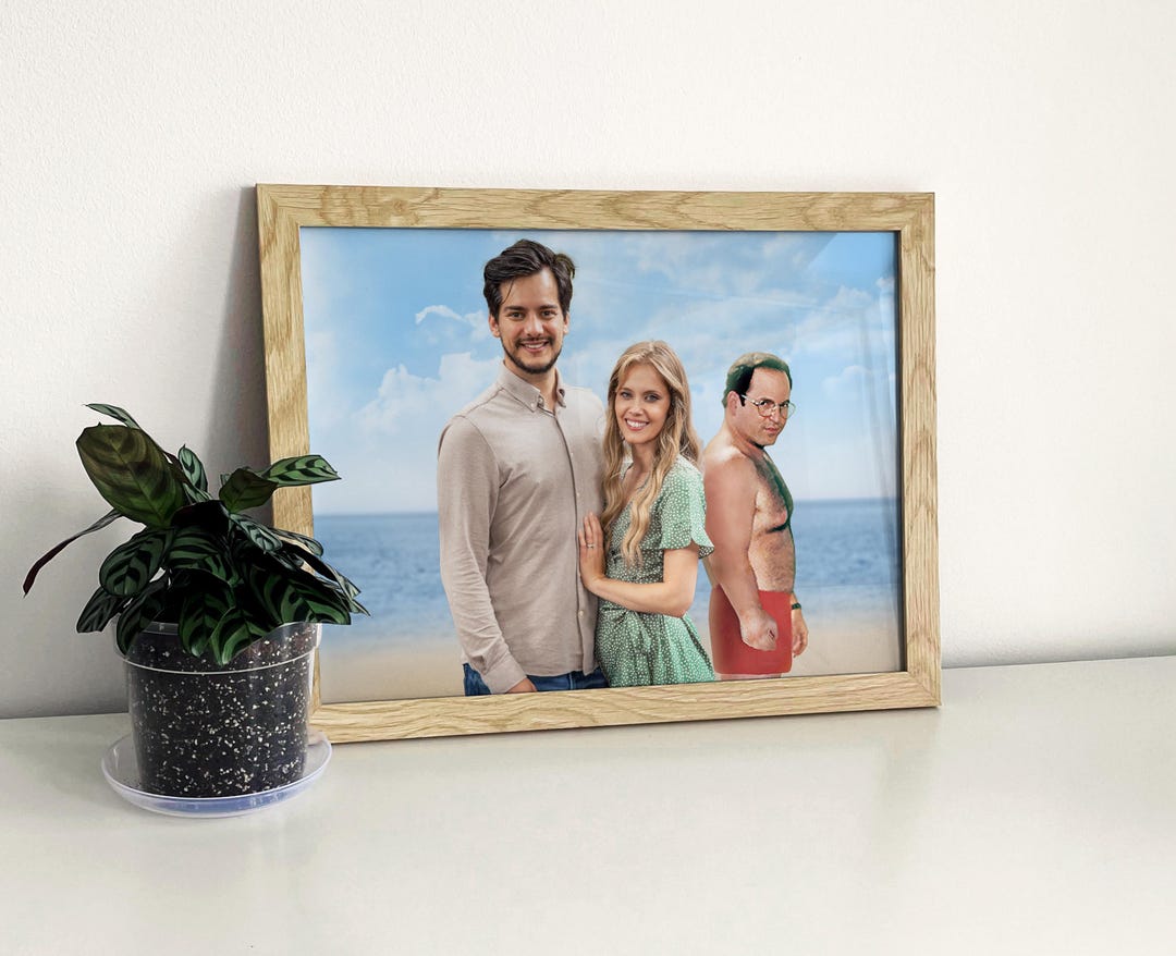 Personalized Beach Photobomb W/ George Costanza - Photoshop Job ...