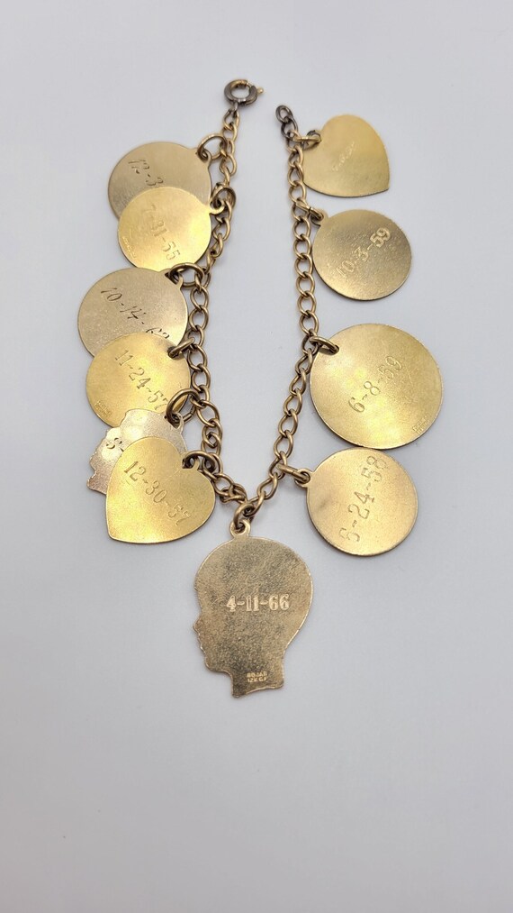 Vintage 11 Charm gold filled and Sterling BETA SIGMA … - Gem