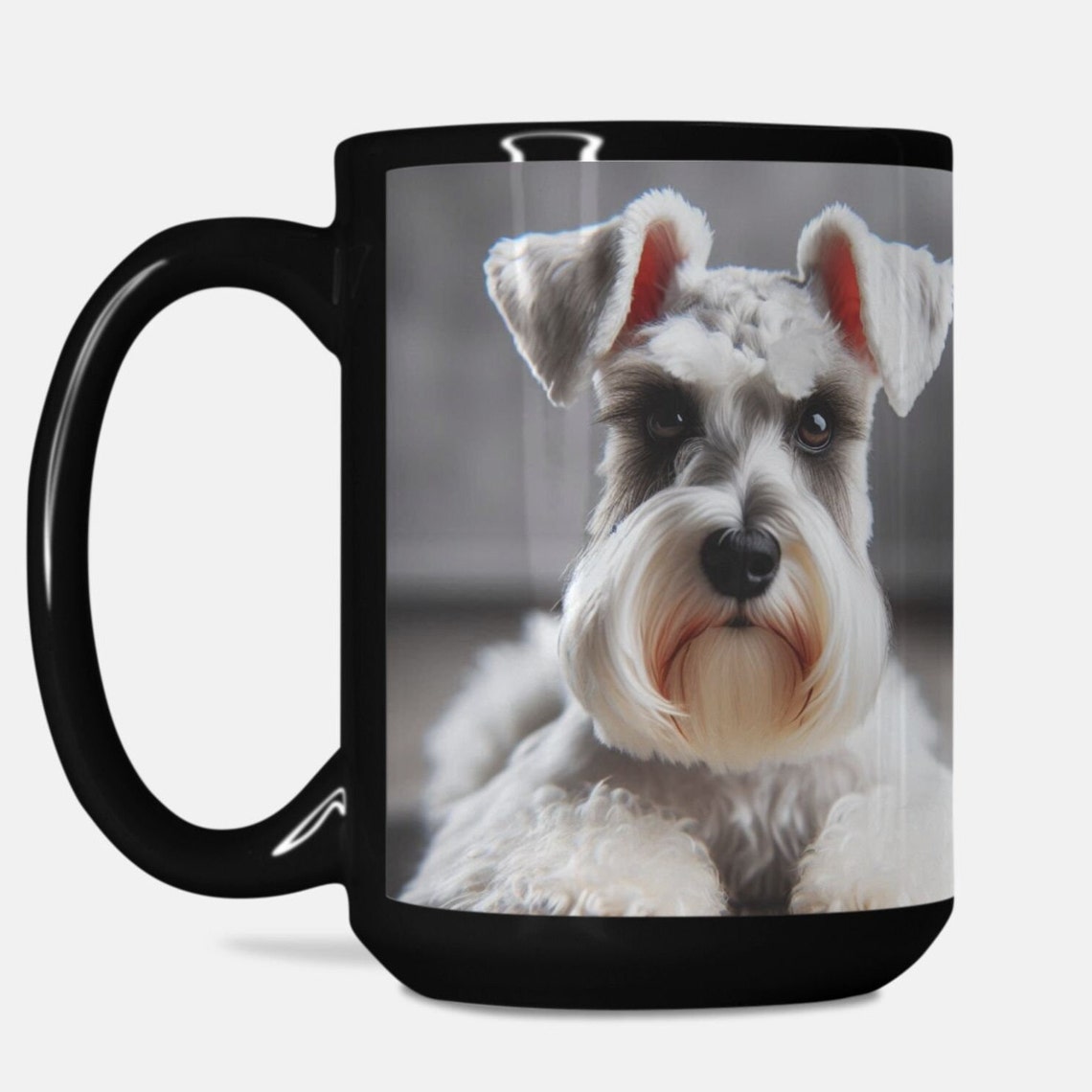 DREAMER MUGS Schnauzer DOG Mug Deluxe 15oz. Black - Etsy