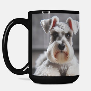 DREAMER MUGS Schnauzer DOG Mug Deluxe 15oz. Black - Etsy