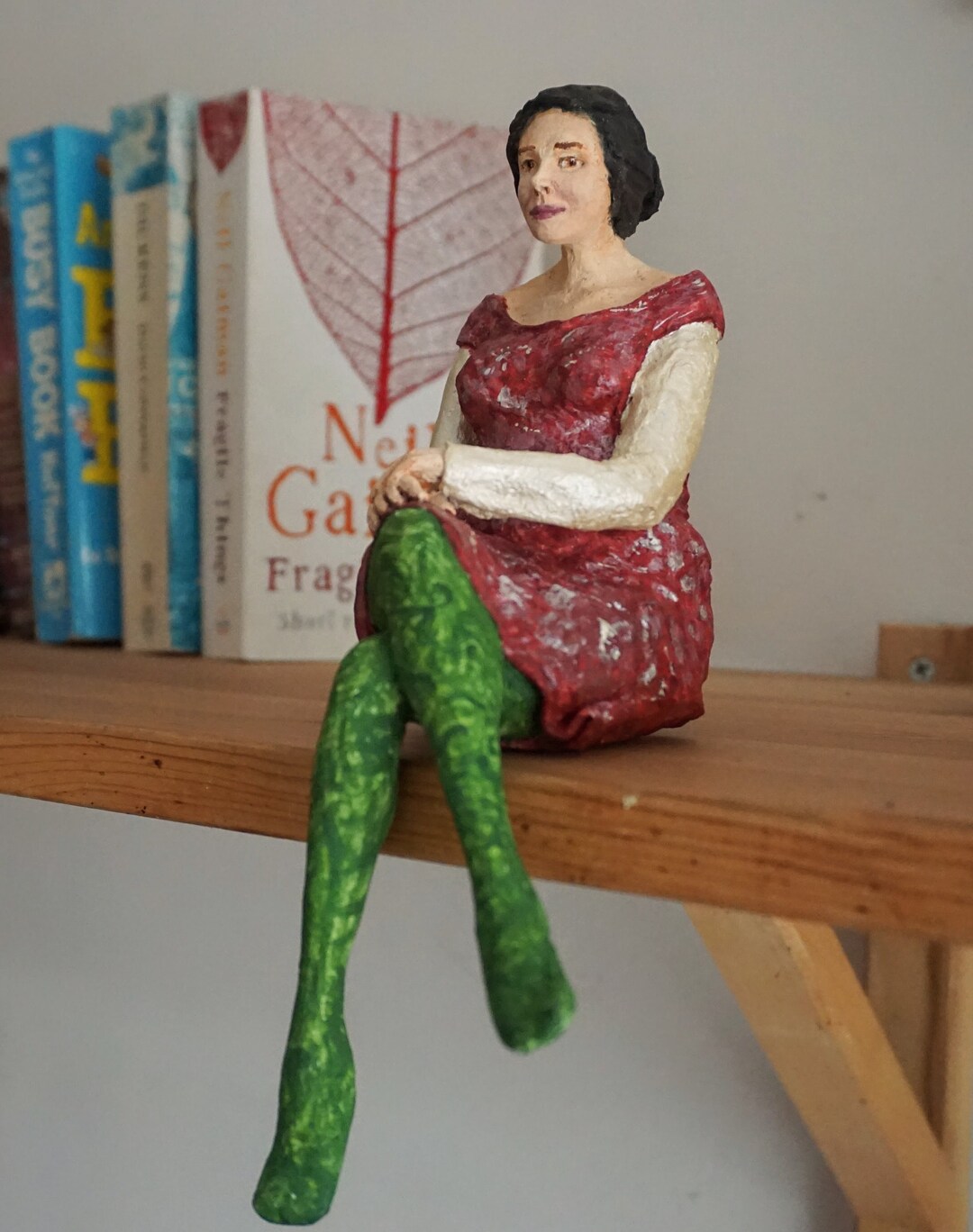 Paper Mache Sculpture, a Sitting Woman - Etsy