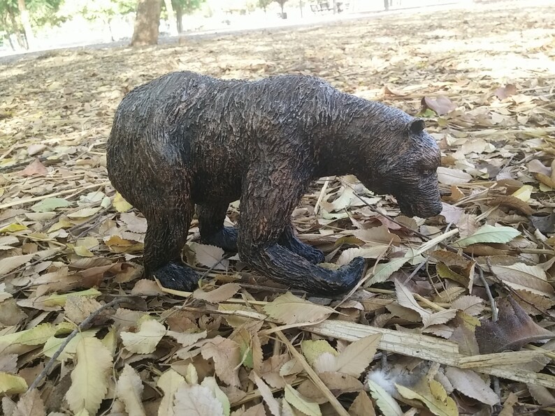 Bear Sculpture Wild Animal Sculpturehandmade Paper Mache - Etsy