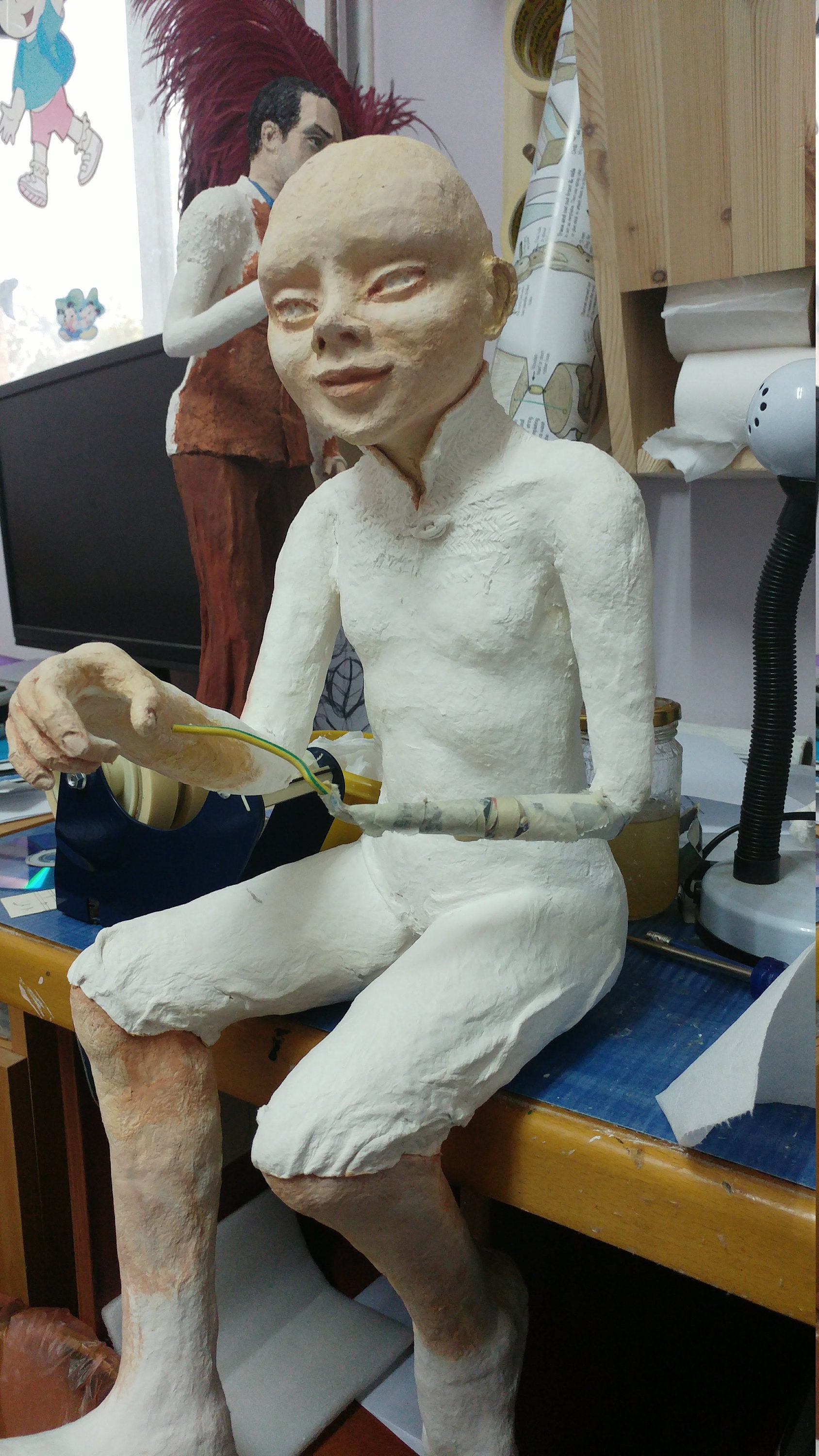 Custom Made Order, Photos Only for Refernce, Young Man Sculpture, Paper ...