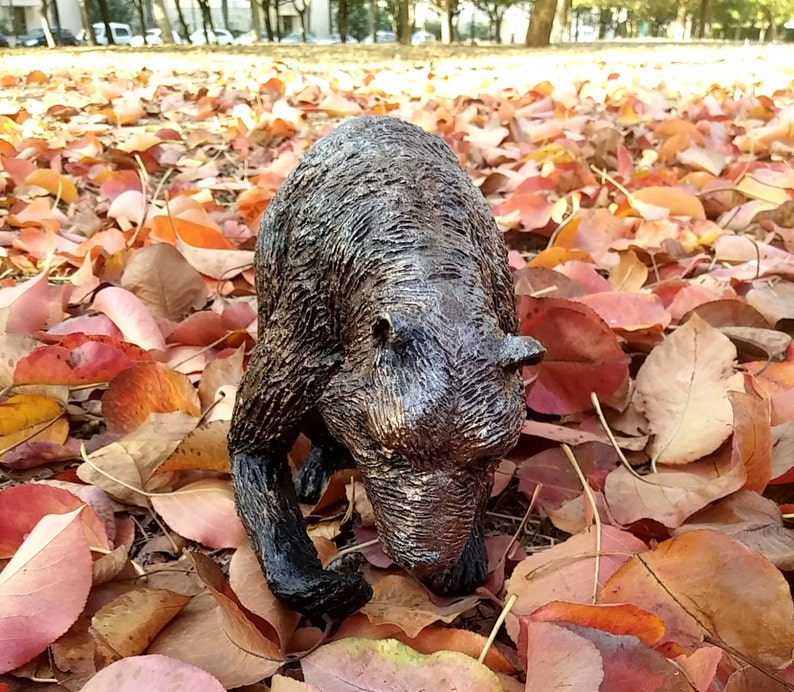Bear Sculpture Wild Animal Sculpturehandmade Paper Mache - Etsy