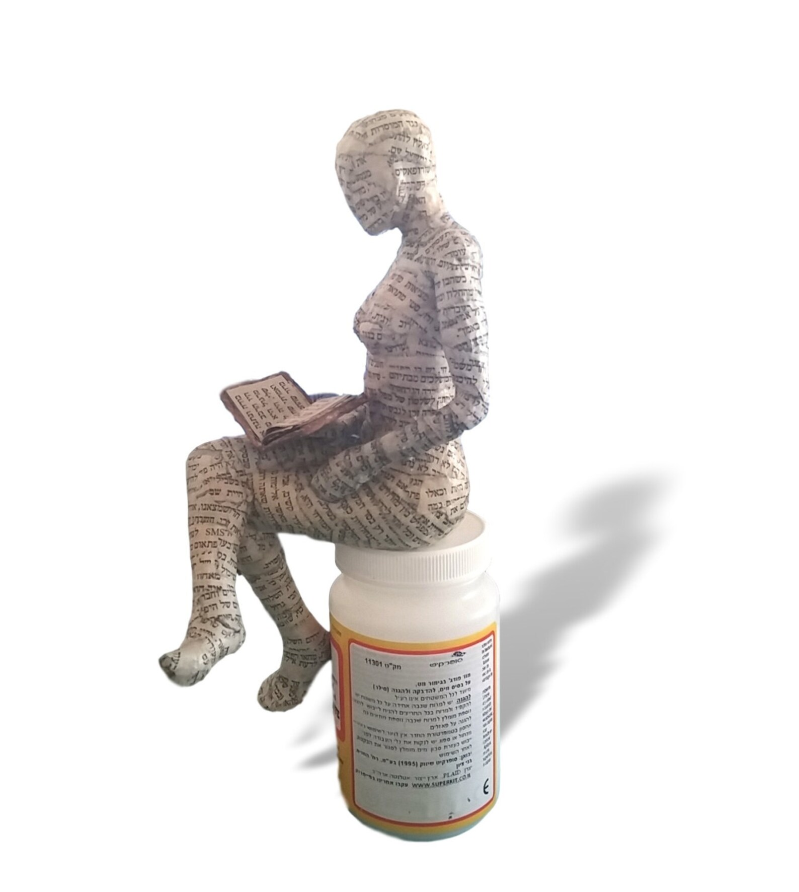 Reading Woman, Papier Mache Figure, - Etsy Australia