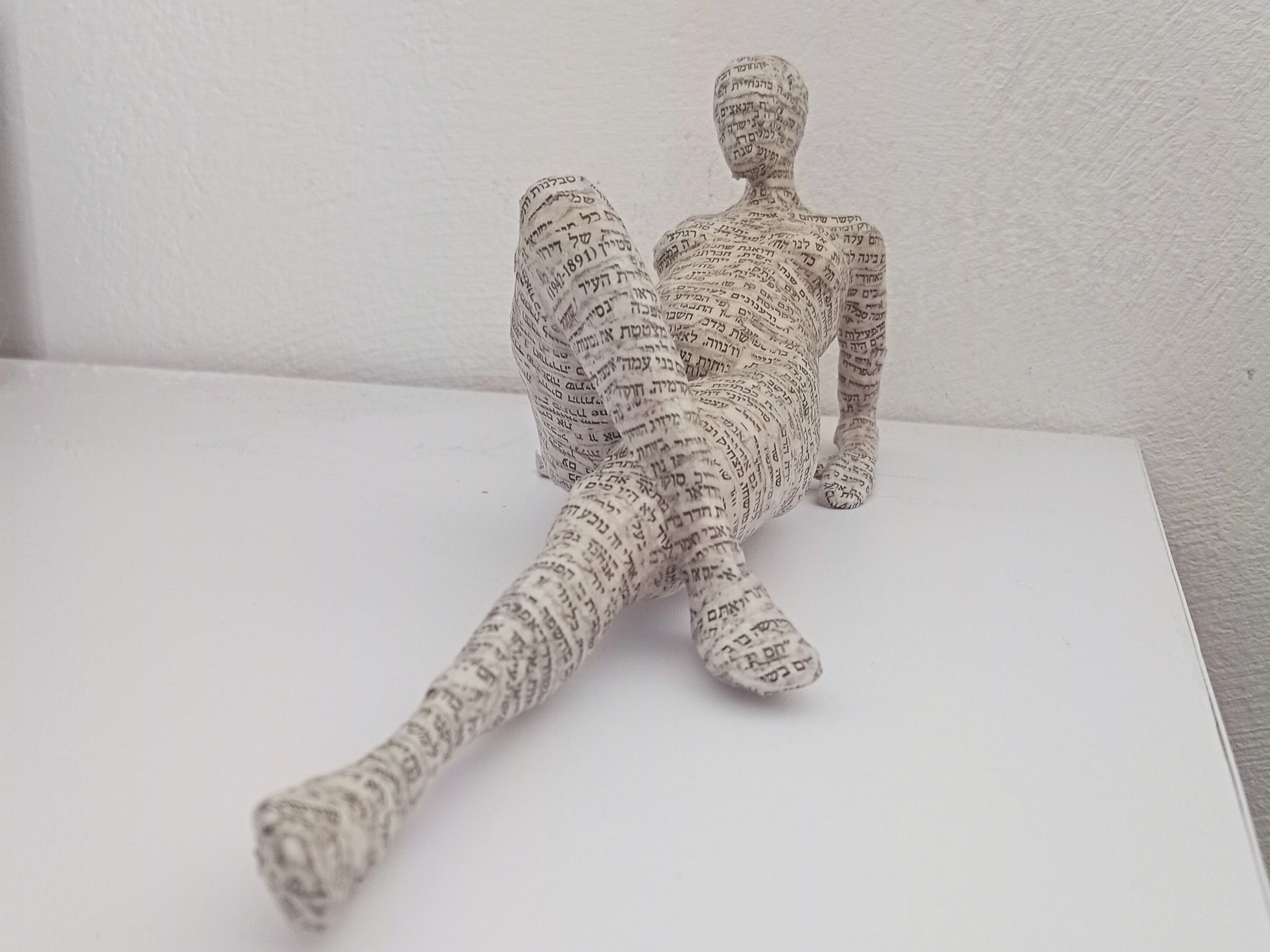 Paper Mache Sculpture, Woman Sculpture, Book Lover Gift, Papier Mache ...