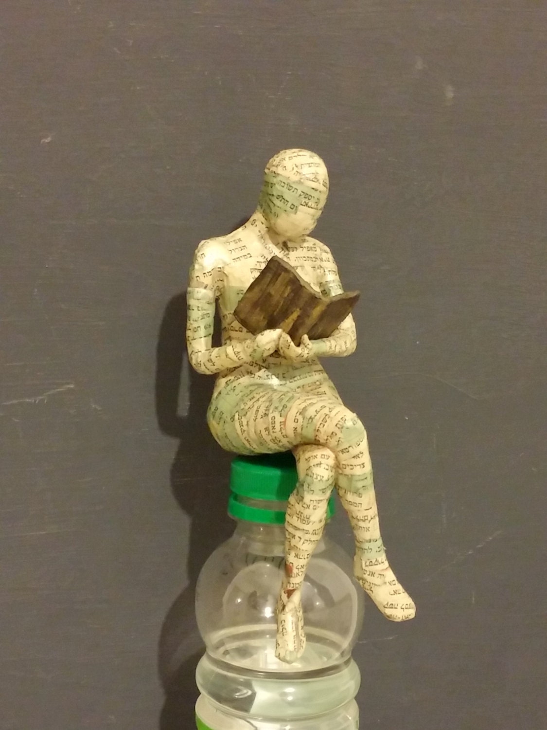 Reading Woman, Papier Mache Figure, - Etsy