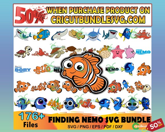 176 Finding Nemo Bundle Svg Disney Svg Nemo Svg Finding - Etsy Denmark